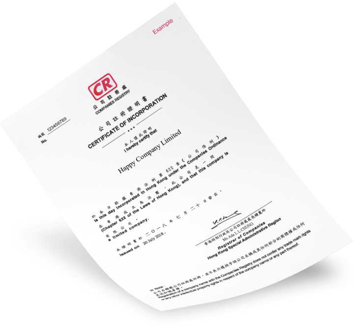 Company Registration in Hong Kong