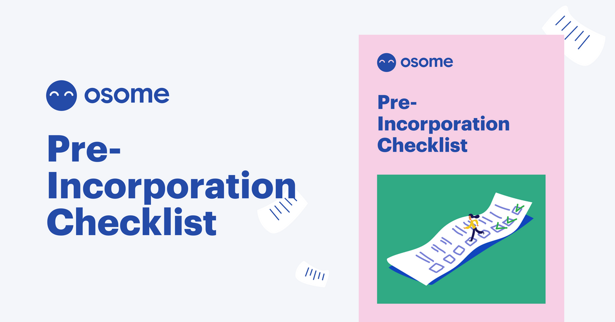 Pre-incorporation Checklist for Hong Kong - Osome Guides
