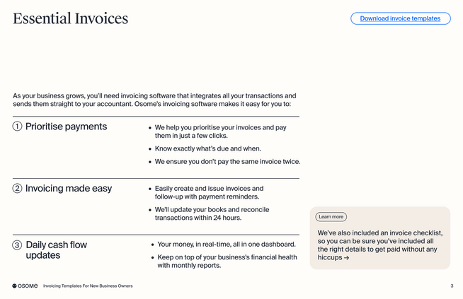 Practical Invoice Templates for Your First Year of Business
