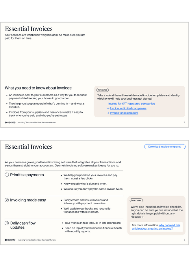 Practical Invoice Templates for Your First Year of Business